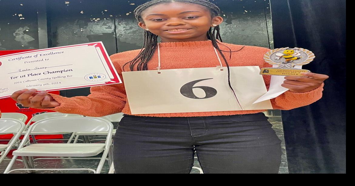 Isata Sesay, 2024 Calhoun County spelling bee winner | | annistonstar.com