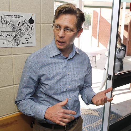 Photos: Alabama State School Superintendent Eric Mackey at Jacksonville ...