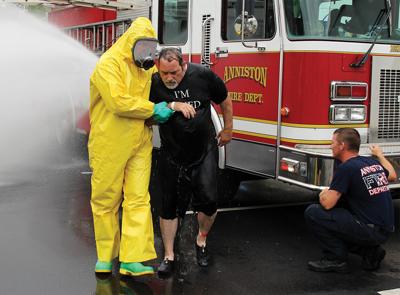 Anniston Fire Department teams up with the CDP to host a simulated mass ...