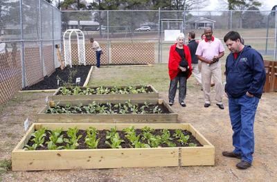 Golden Springs Elementary hosts officials for tour of school’s garden ...