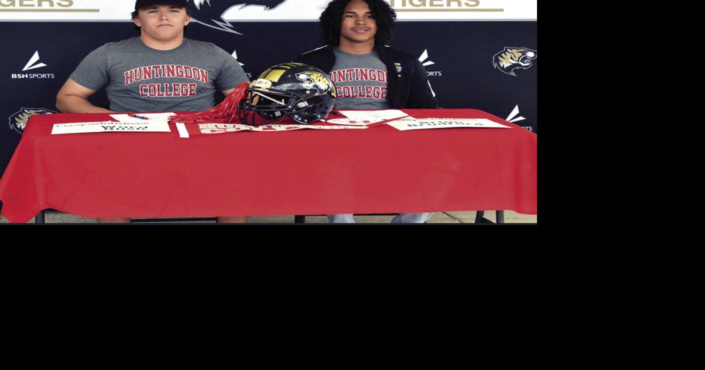 B.B. Comer football: Ward, Bradford sign with Huntingdon College | The ...