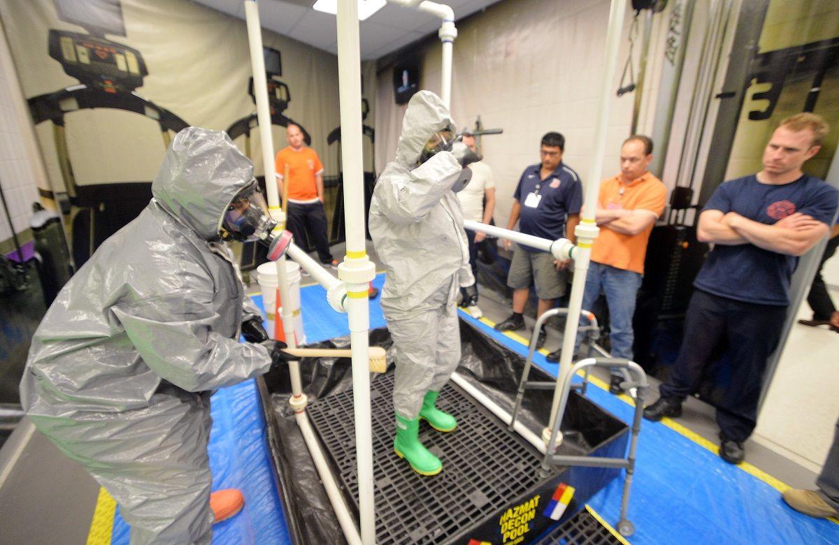 Hazmat Decon Training