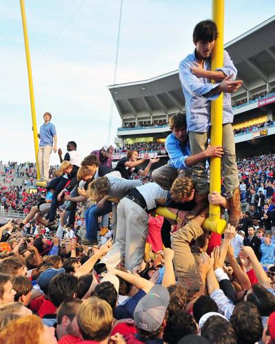 Storming field after beating Bama will cost Ole Miss $50,000 | Sports ...