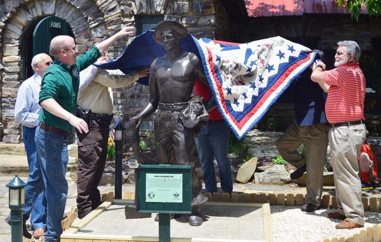 Civilian Conservation Corps statue unveiled at Cheaha State Park | News ...
