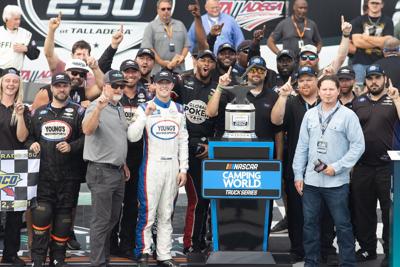 NASCAR Truck Series: Fogleman survives the carnage long enough to cross ...