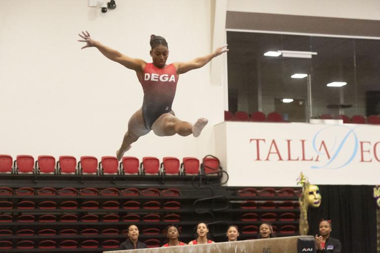 Photos: Talladega College Gymnastics - RED vs. BLUE intrasquad meet ...