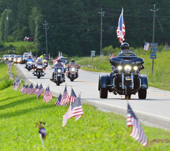 Funeral Procession For Navy Petty Officer David Dake | Slideshows ...