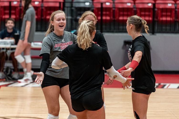 ALL SMILES: Jax State finds good volleyball captain in upbeat Kathryn ...