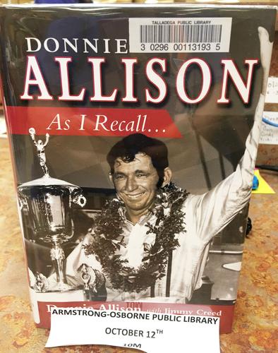 Donnie Allison will sign copies of book at Talladega library Friday ...