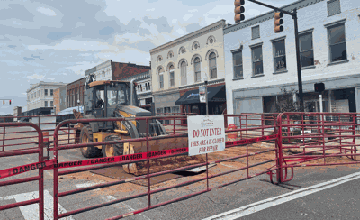 East Street hole repairs, fill-in under way | News | annistonstar.com