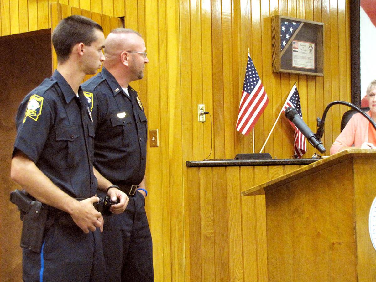 New police officer Kyle Smith introduced to Sylacauga City Council ...