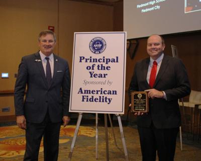 Congrats ... Dr. Adam Clemons, principal of Piedmont High School ...