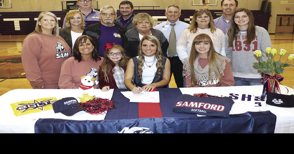 Springville's Abby Swaney signs scholarship with Samford University ...