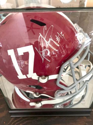 Signed Tua helmet among items to be auctioned off Saturday at Mardi ...