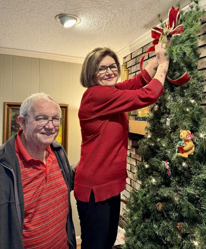 Rockin’ around the Christmas tree: Welch family have a space-saving ...