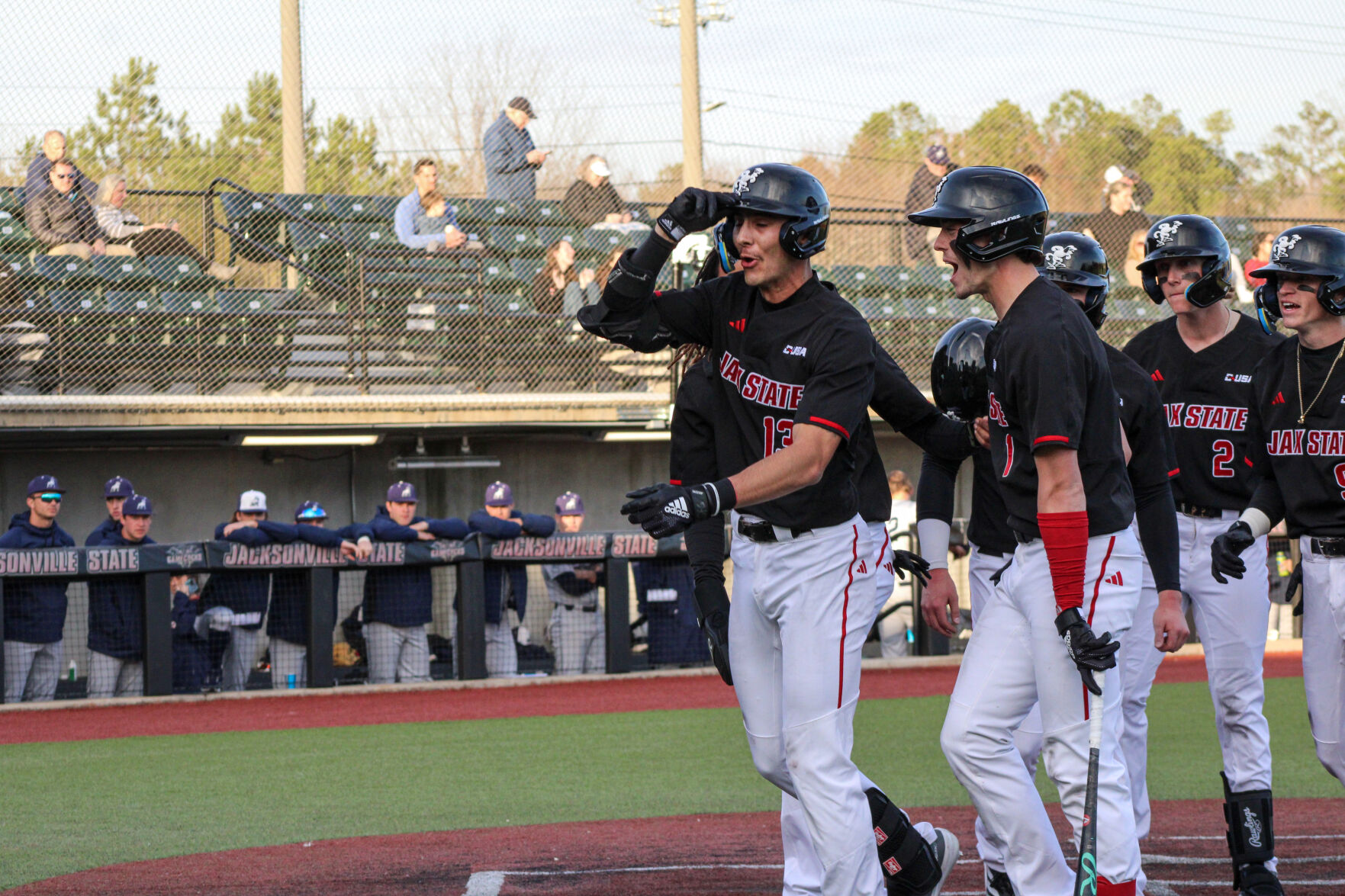 Jax State baseball: Collins homers in final at-bat at Jim Case Stadium ...