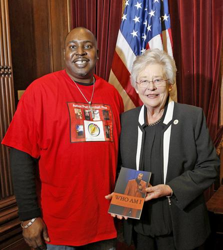 Author, speaker, Marshall Pope, of Talladega, meets with Gov. Kay Ivey ...