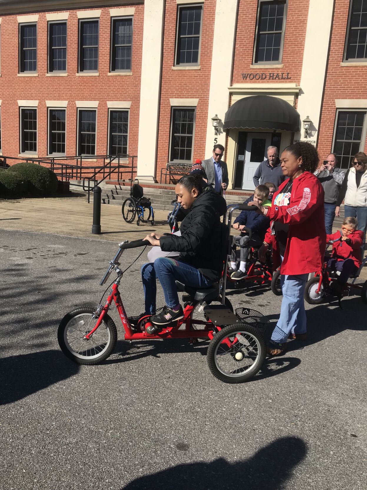Helen Keller School receives six therapy tricycles | News ...