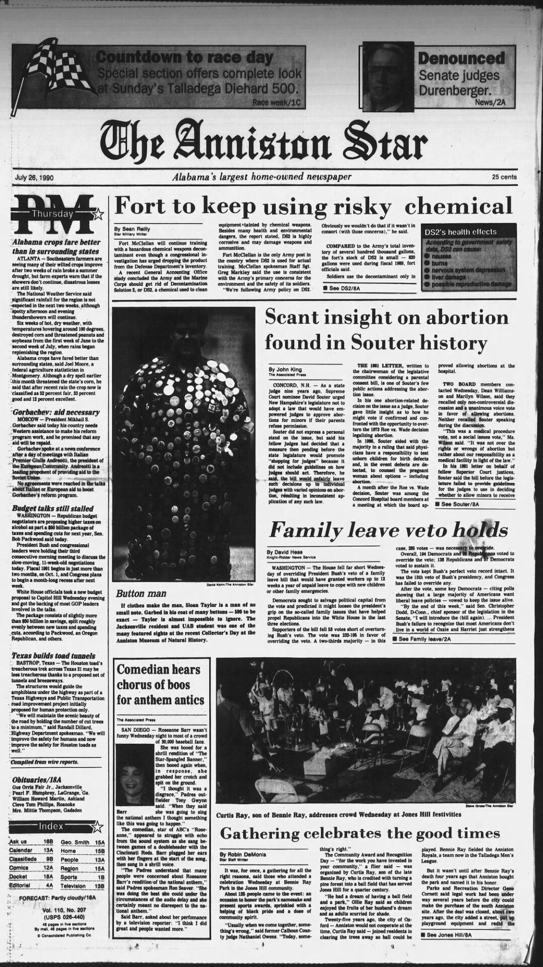 Look Back ... to the dedication of Jacksonville High School, 1998 ...