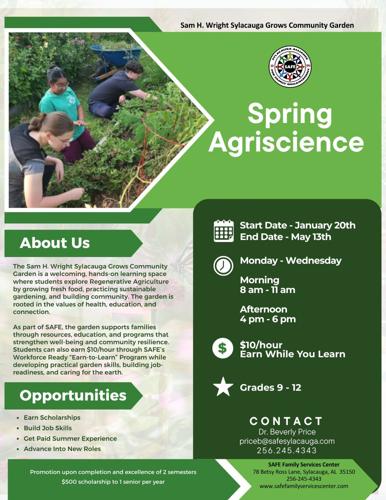 Sylacauga Community Garden to host spring agriscience program for ...