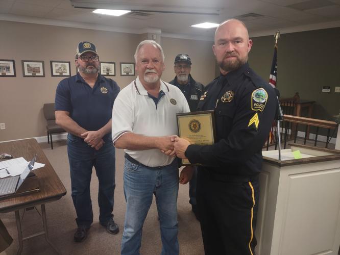 Springville Police Officers receive awards | | annistonstar.com