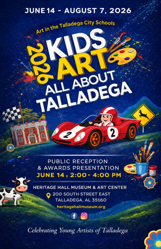 ‘All about Talladega’ Heritage Hall KidsART summer exhibit slated for ...