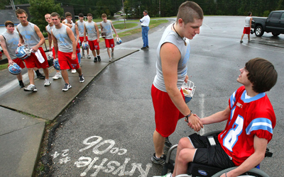 Inspiration from infection: Teammates, friends, family rally around ...