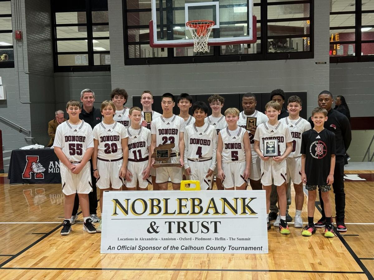 Donoho boys earn small-school junior high basketball tournament title ...
