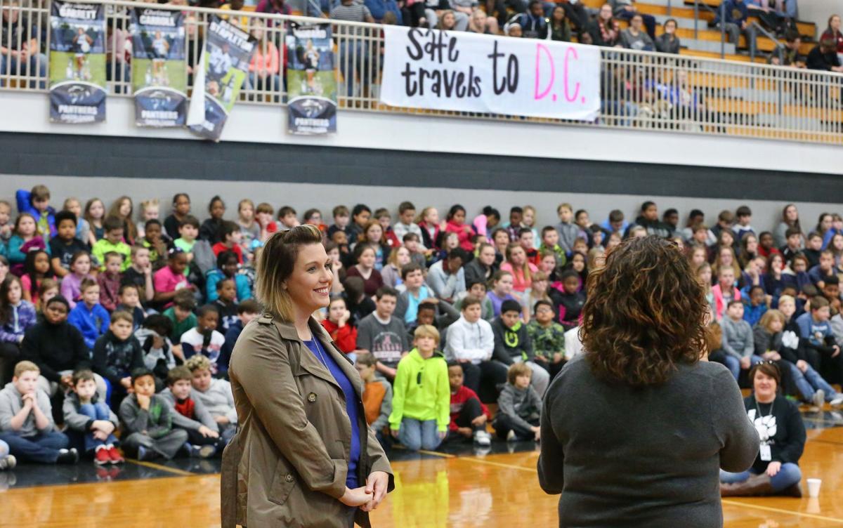 Wellborn Elementary holds surprise send-off for White House-bound ...