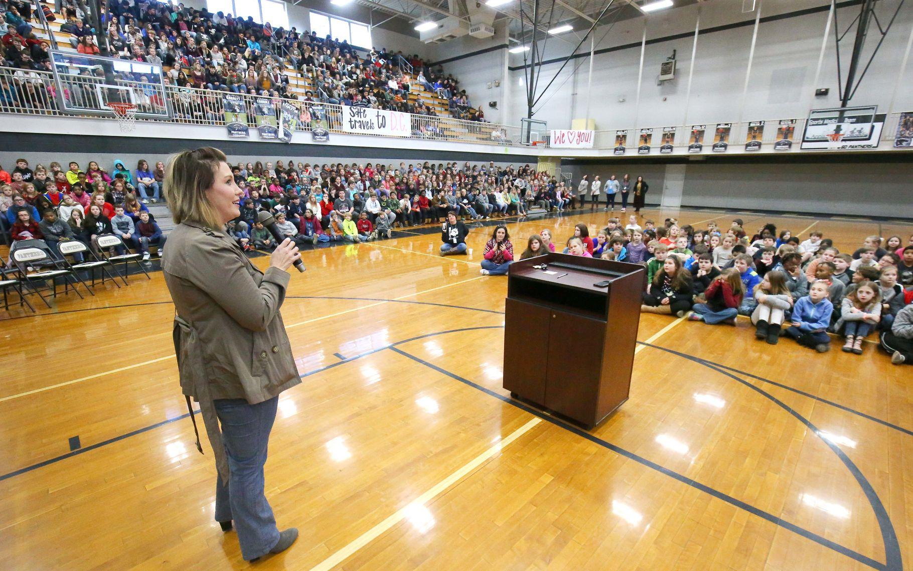 Wellborn Elementary holds surprise send-off for White House-bound ...