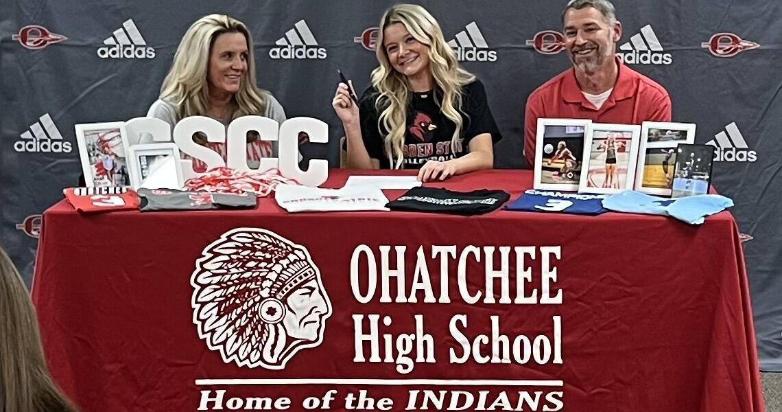 Ohatchee celebrates Alanah Fitch signing to play volleyball at Gadsden ...