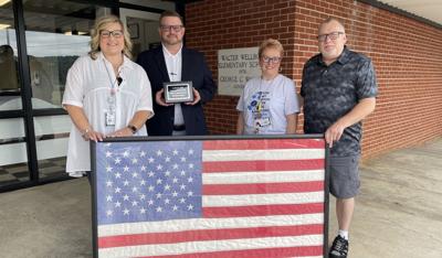 Wellborn Elementary School gets symbolic flag | Education ...