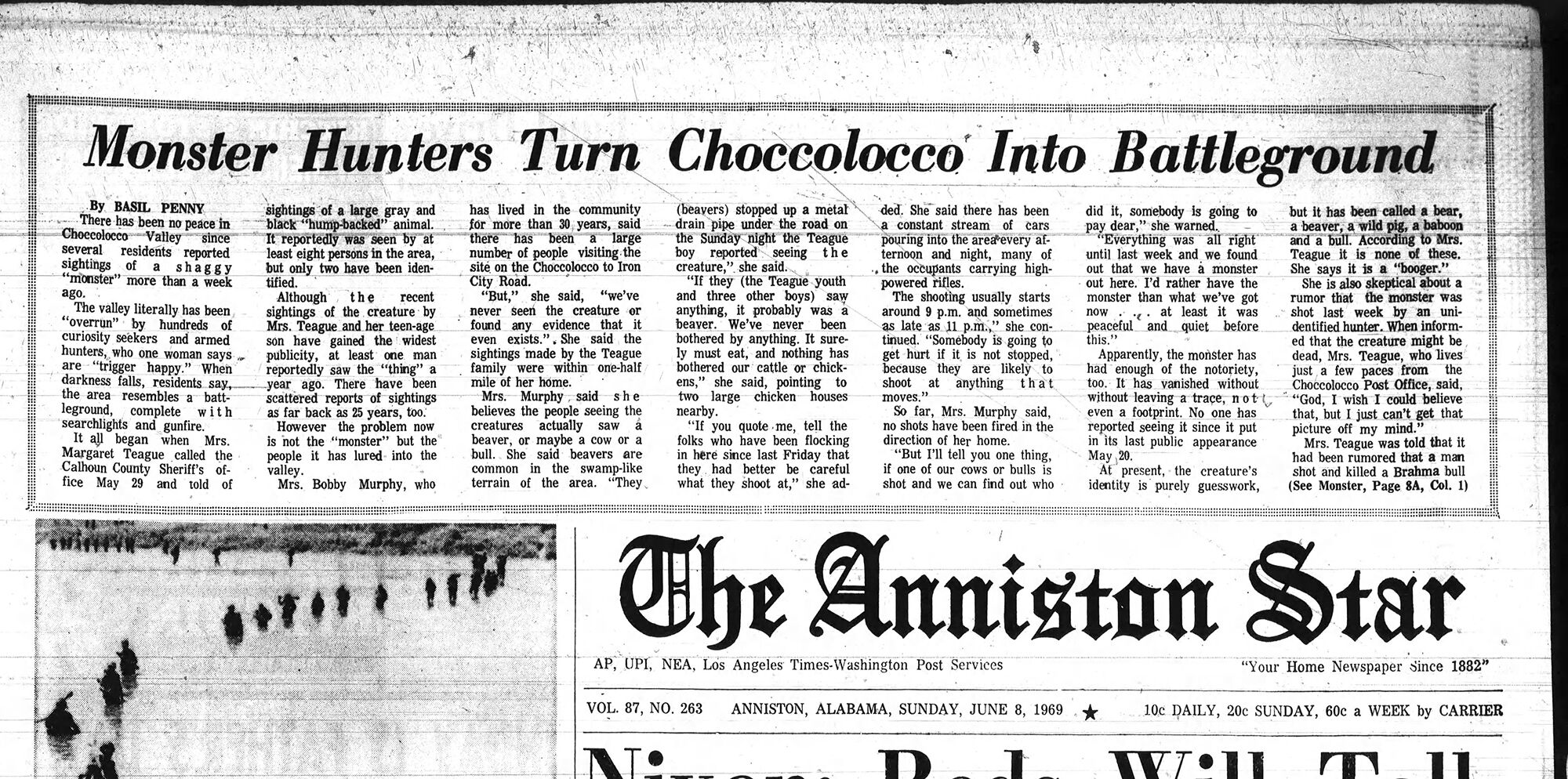 A look back at the origins of the Choccolocco Monster | Features ...