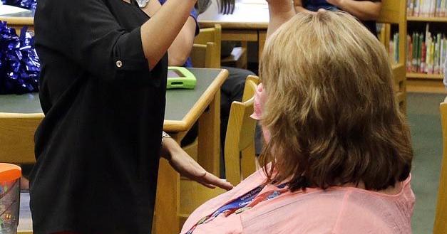 Elementary school teachers surprised with gift cards | News ...
