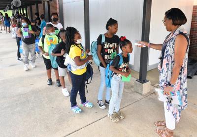 Youngsters, teachers greet the new routine at Randolph Park Elementary ...