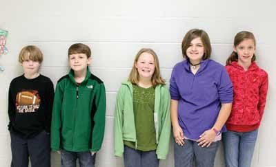 Springville Elementary School March Students of the Month | School Days ...