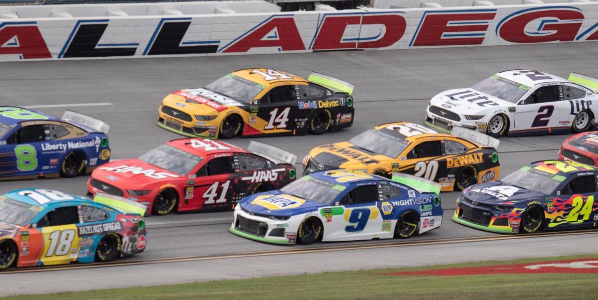 Scenes from Monday racing action at Talladega Superspeedway (photo ...