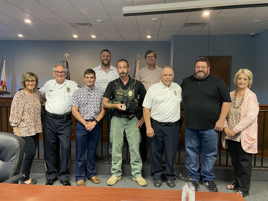 Argo council and police department promote Busler from Sergeant to ...