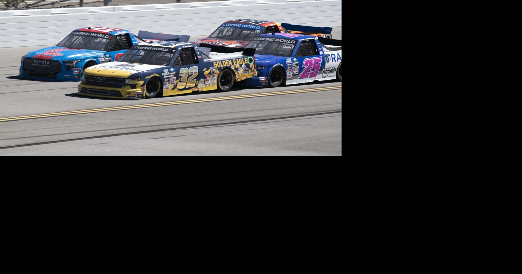 Bret Holmes falls short of overtime victory at Talladega after late ...