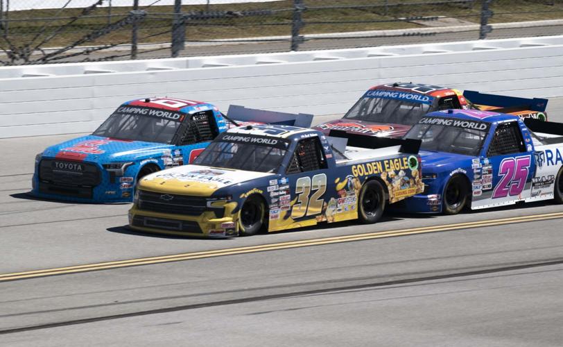 Bret Holmes falls short of overtime victory at Talladega after late ...