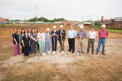 Dr. Clifton Garris breaks ground on new facility in downtown Sylacauga ...
