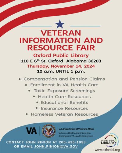 Veterans to learn about benefit changes, other services at Oxford ...