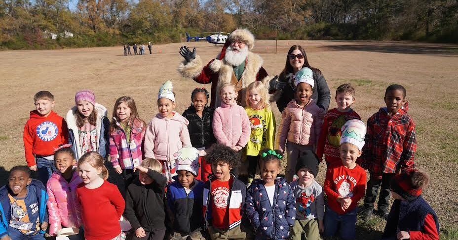 Ho, ho, helicopter Indian Valley Elementary students receive surprise ...