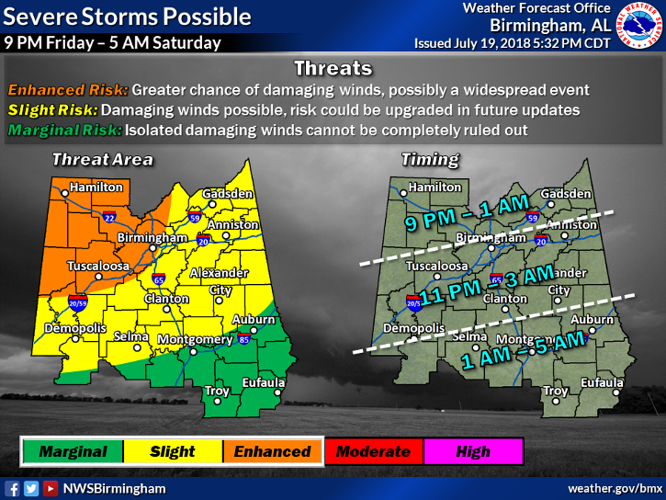 Severe weather possible Friday and Saturday | News | annistonstar.com