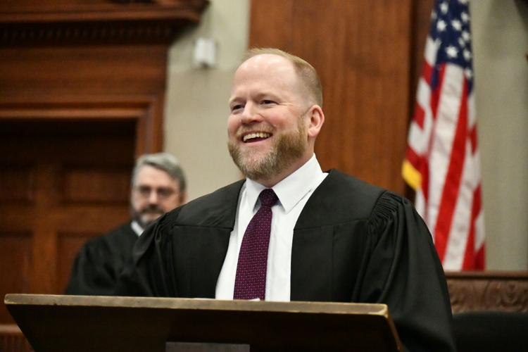 Matt McCullars sworn in as District Court Judge for Seventh Judicial ...