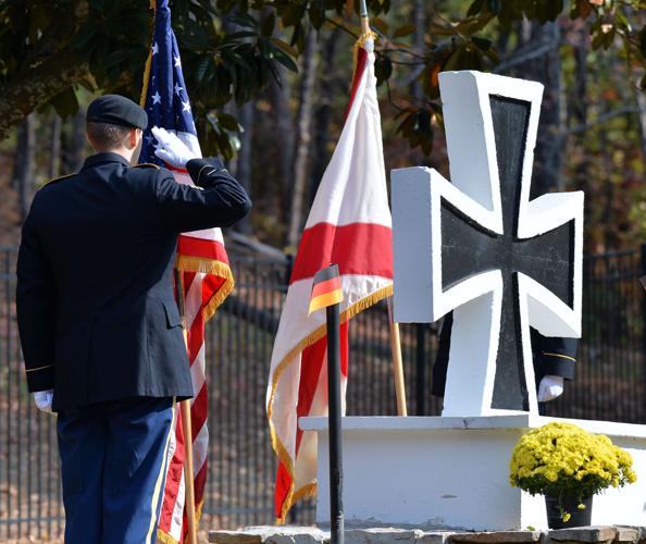German Italian Memorial Service at the German-Italian Cemetery at Fort ...