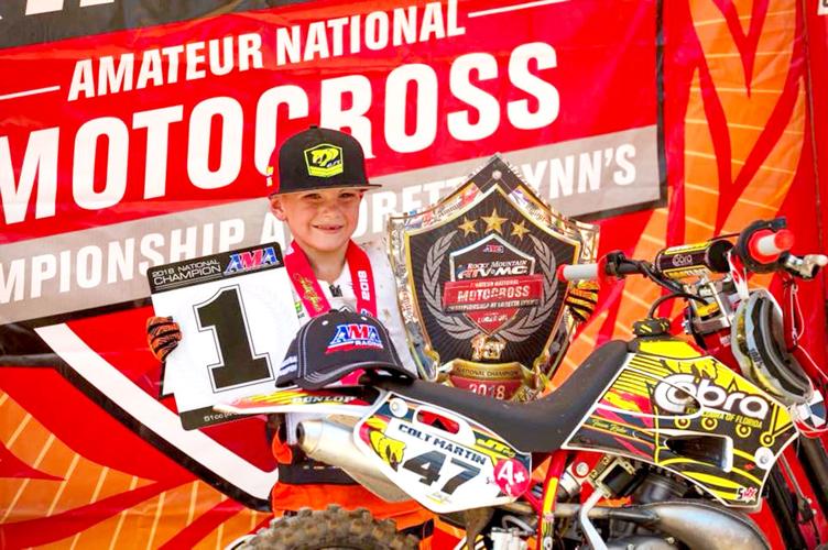 Lincoln 7-year-old Colt Martin races way to national Motocross ...