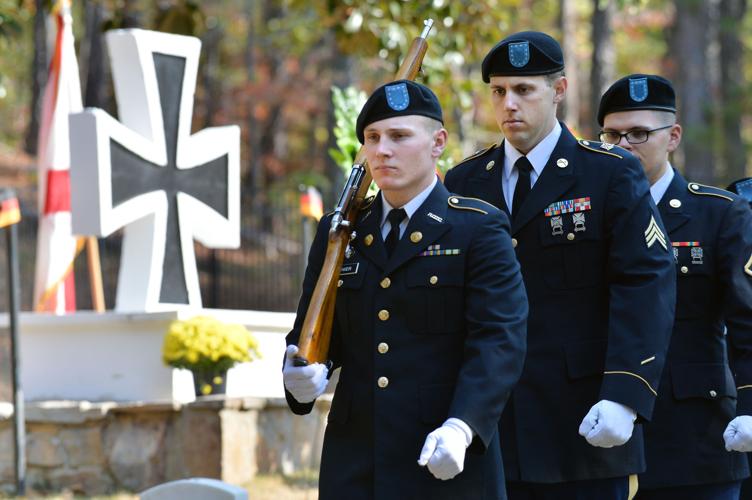 German Italian Memorial Service at the German-Italian Cemetery at Fort ...