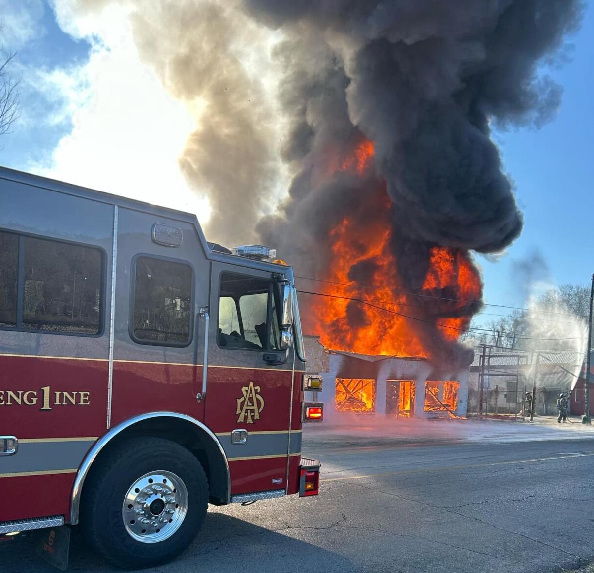 Fire at Noble Street building under investigation | Anniston ...