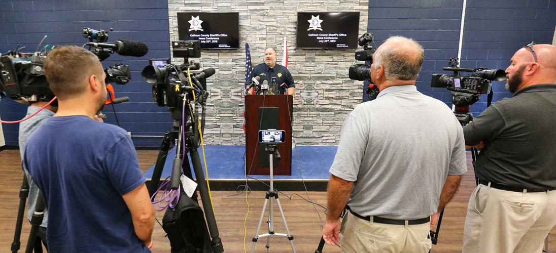 Calhoun County Sheriff, Matthew Wade's Press Conference | News ...